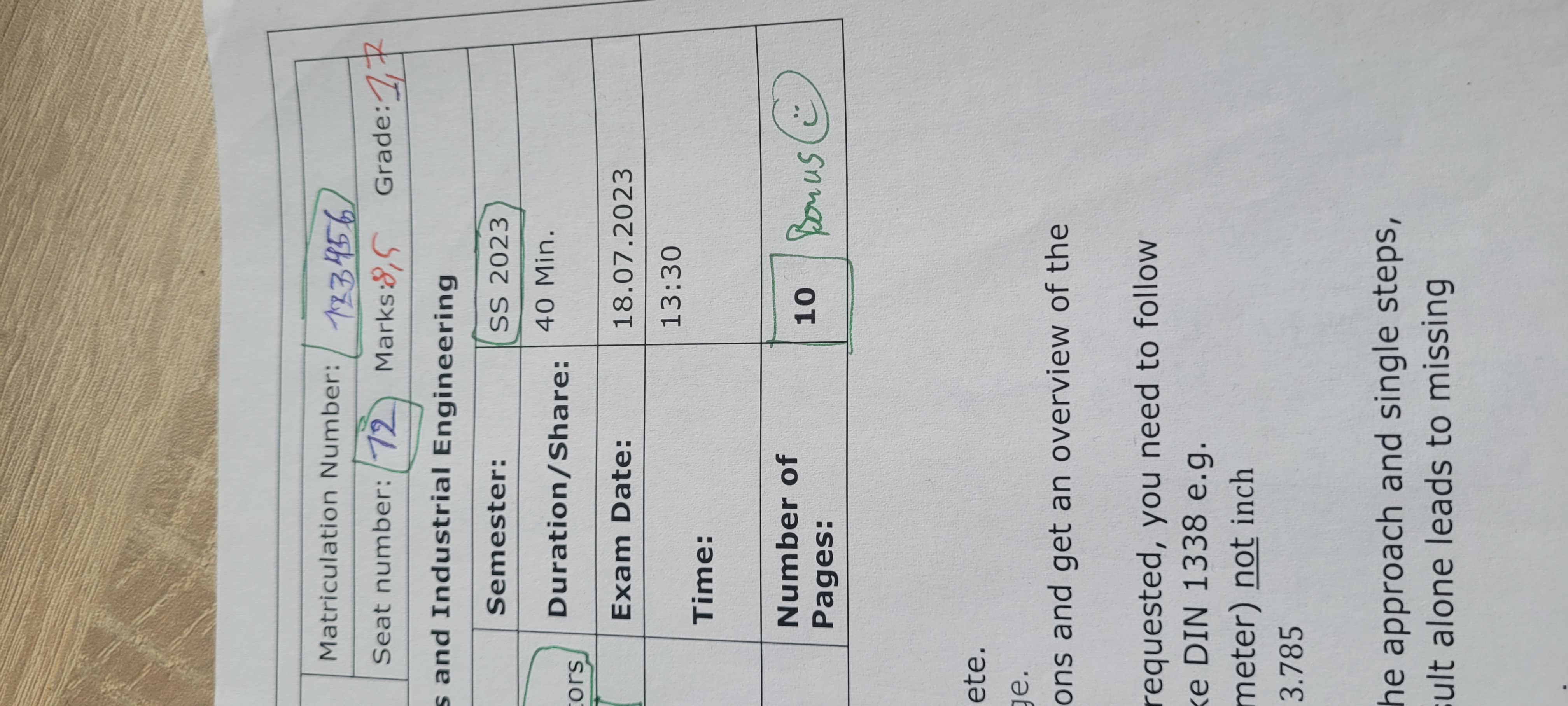 exam_sheets Object Detection Dataset by sayapureddy