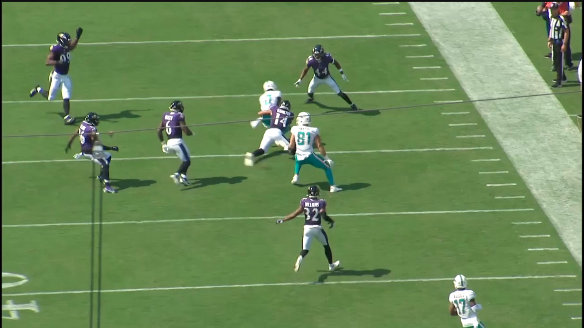 football player tracking endzone Object Detection Dataset by Football ...