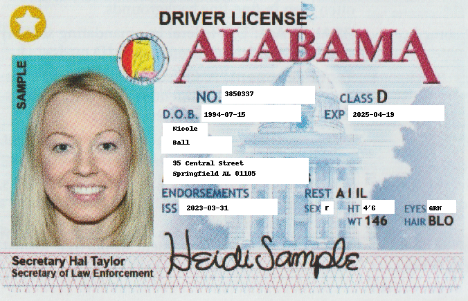 Driver License Sample Tests Object Detection Dataset by Henry