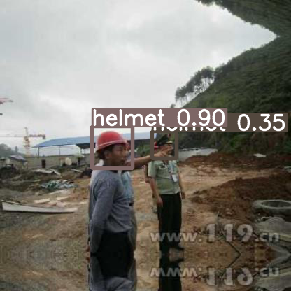 Helmet Object Detection Model by Timeme