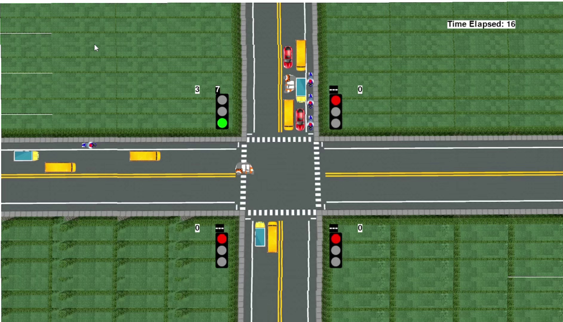 vehicles from pygame Object Detection Model by Sakinah
