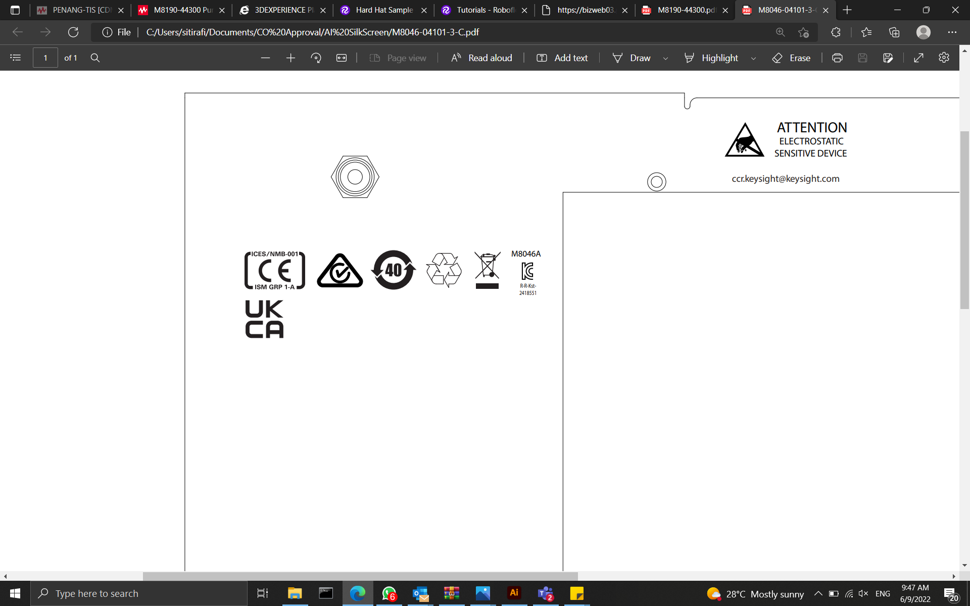 label Computer Vision Dataset by keysight Technologies