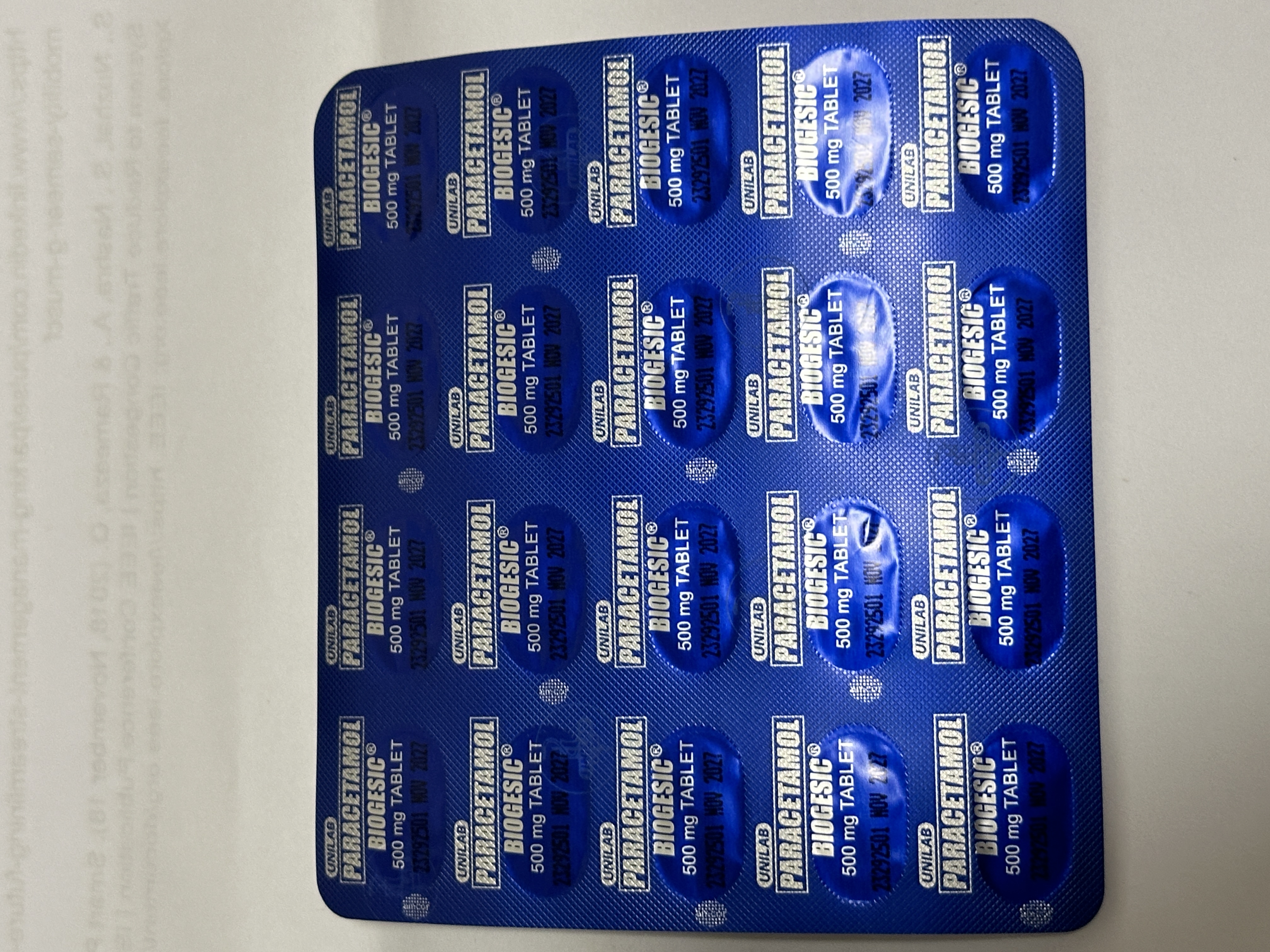 CNN Object Detection Dataset by Counterfeit Paracetamol
