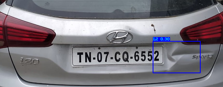 dent deteection Object Detection Dataset by car damage detection data