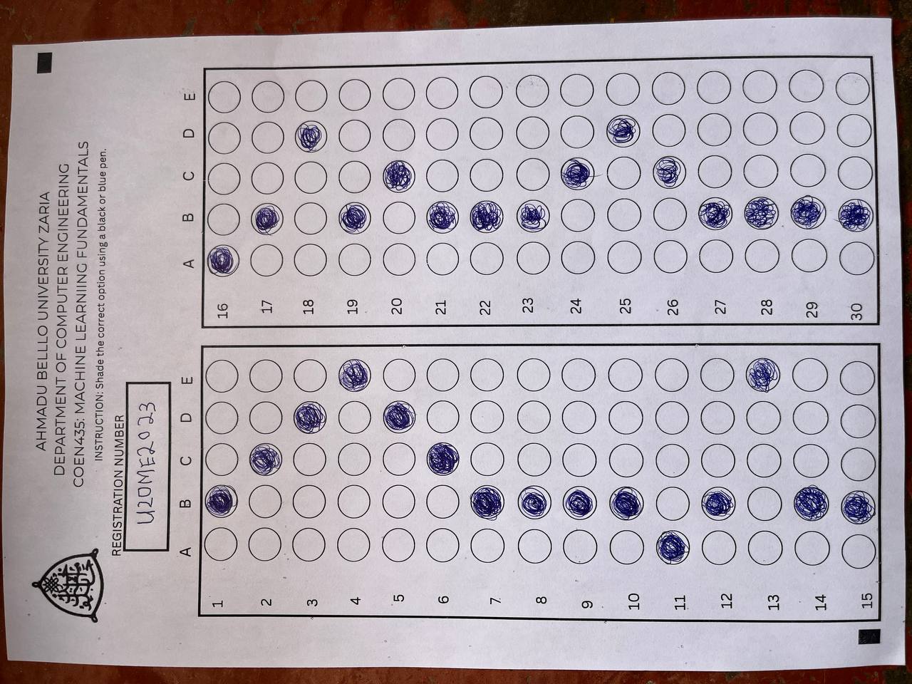 mcq-grading Object Detection Dataset by MCQProject