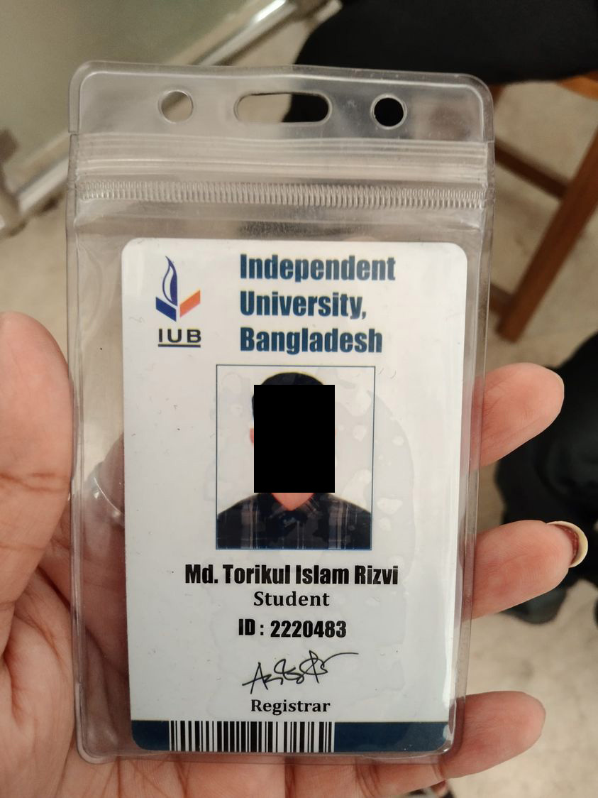 IUB ID Card Dataset Object Detection Dataset by firedev99