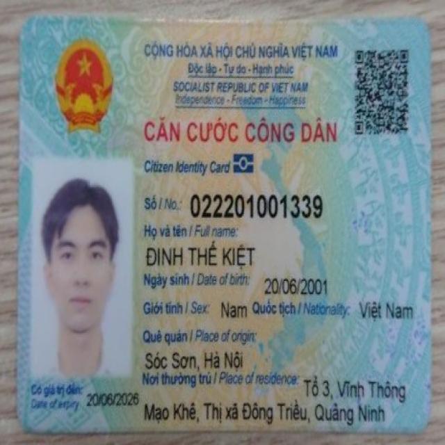 Vietnamese Card Object Detection Dataset by CCCD