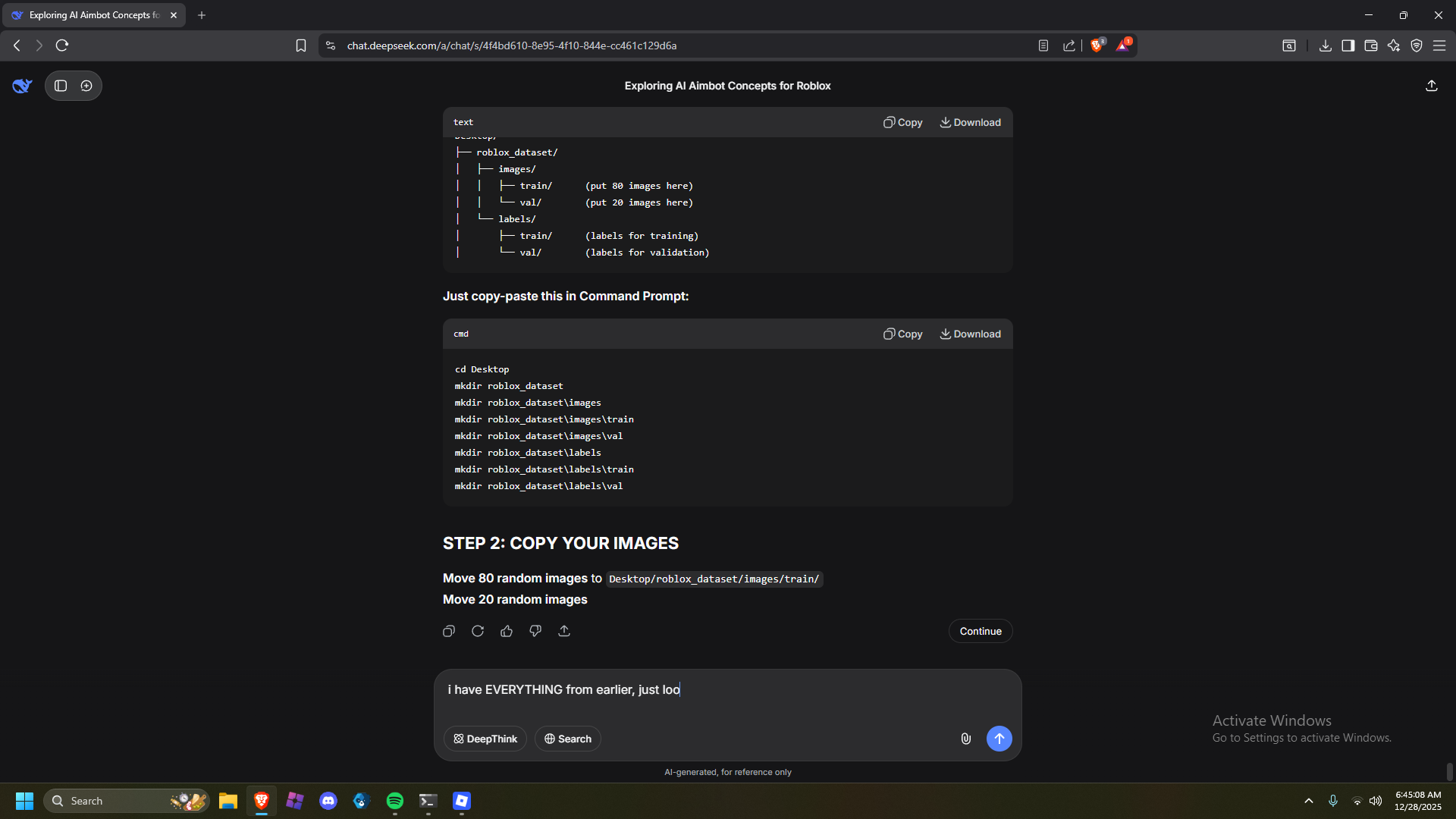 roblox aimbot Object Detection Model (v1, Roboflow Instant 1 [Eval]) by q2