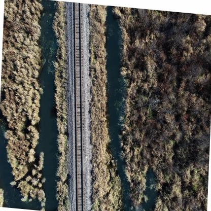 Railway track Instance Segmentation Model by rail detection