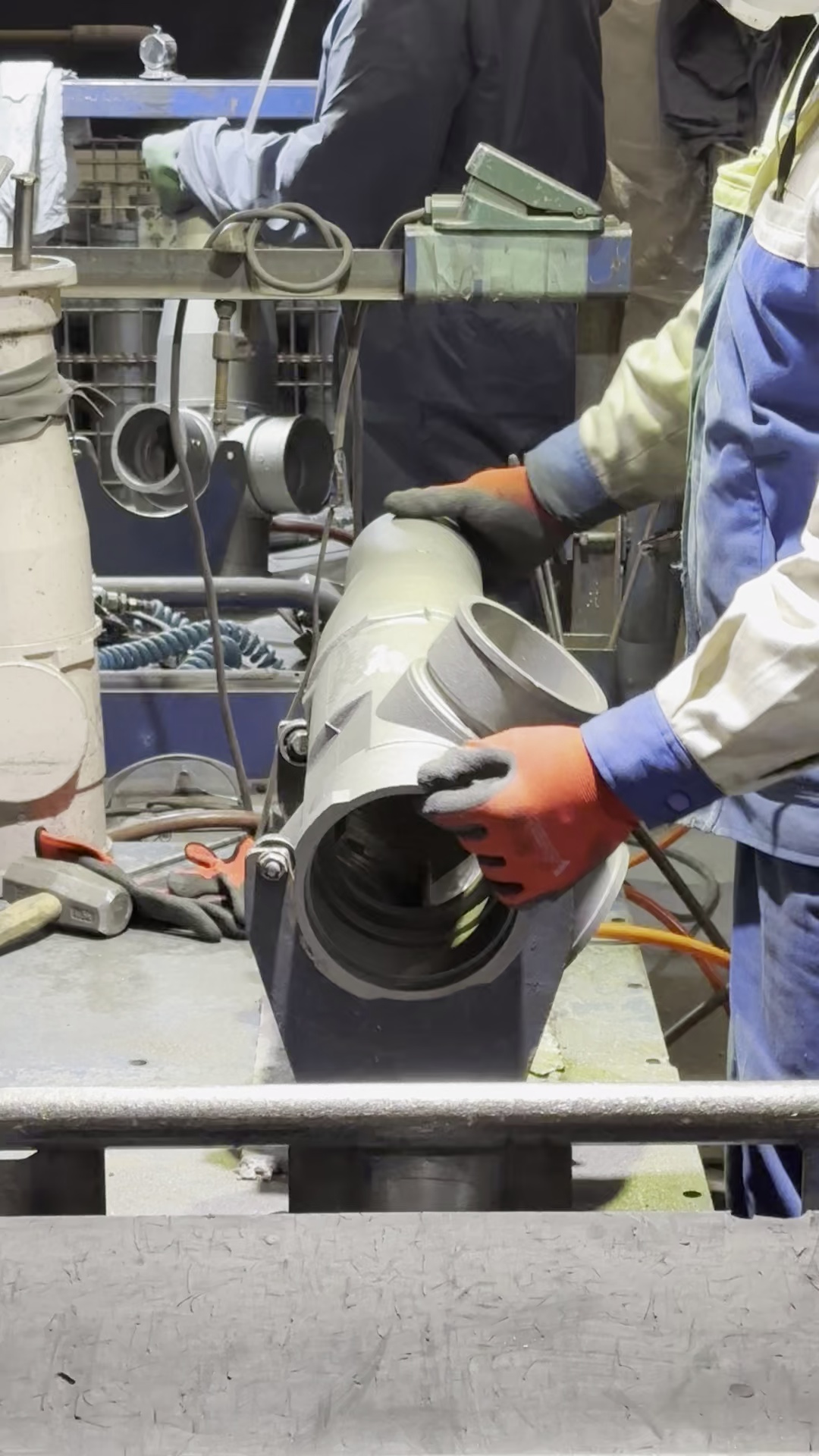 water-pipe Instance Segmentation Model by Human Detection