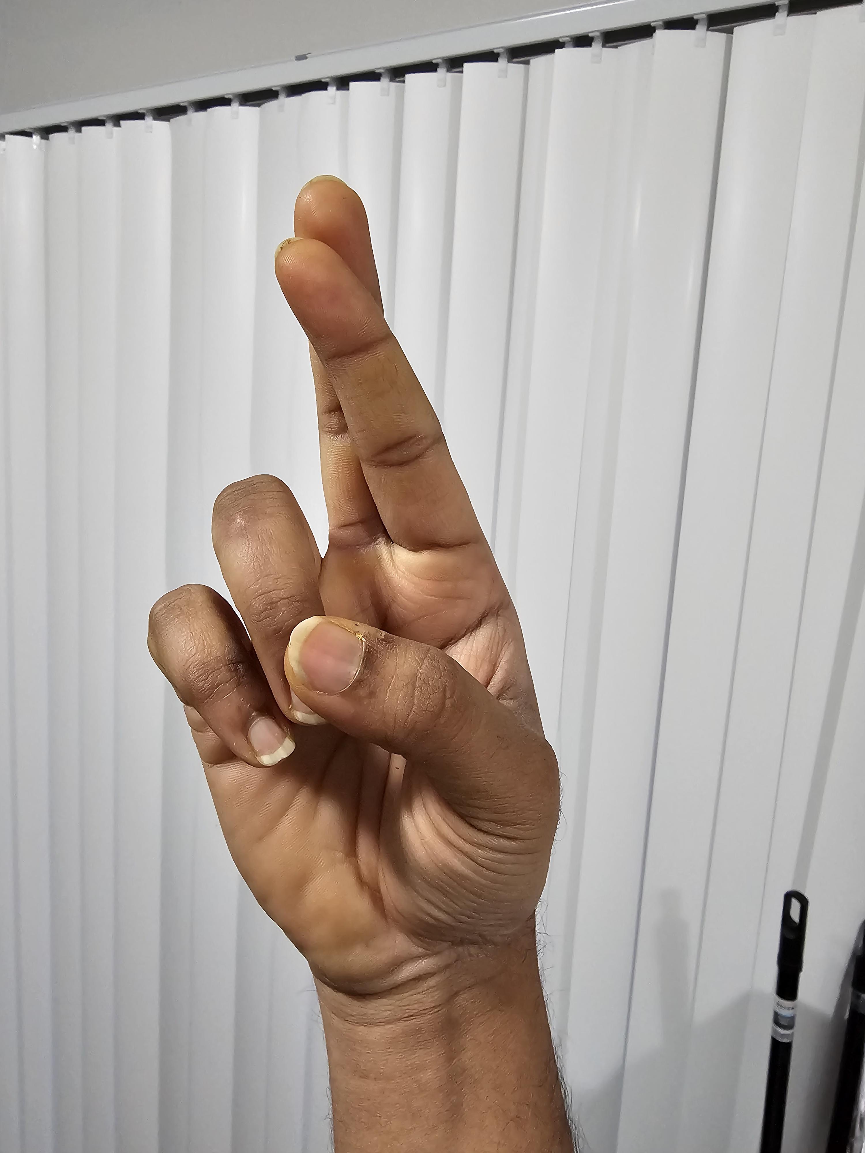 hand sign 3 Object Detection Dataset by vamsi yeruva