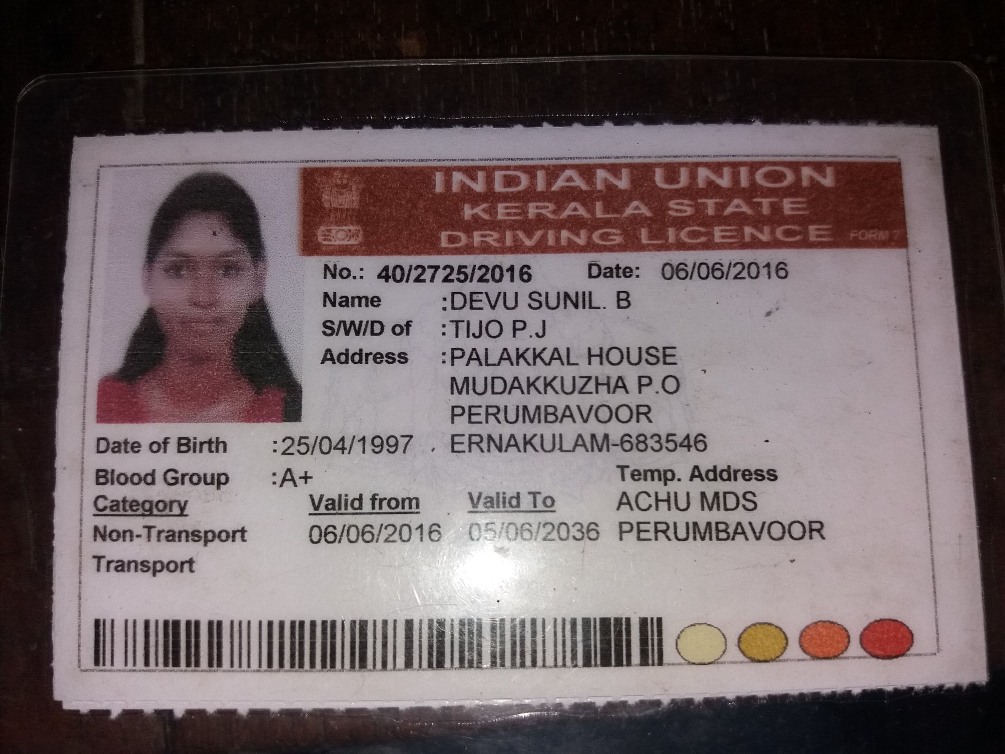 Driving License project Object Detection Dataset by kartik