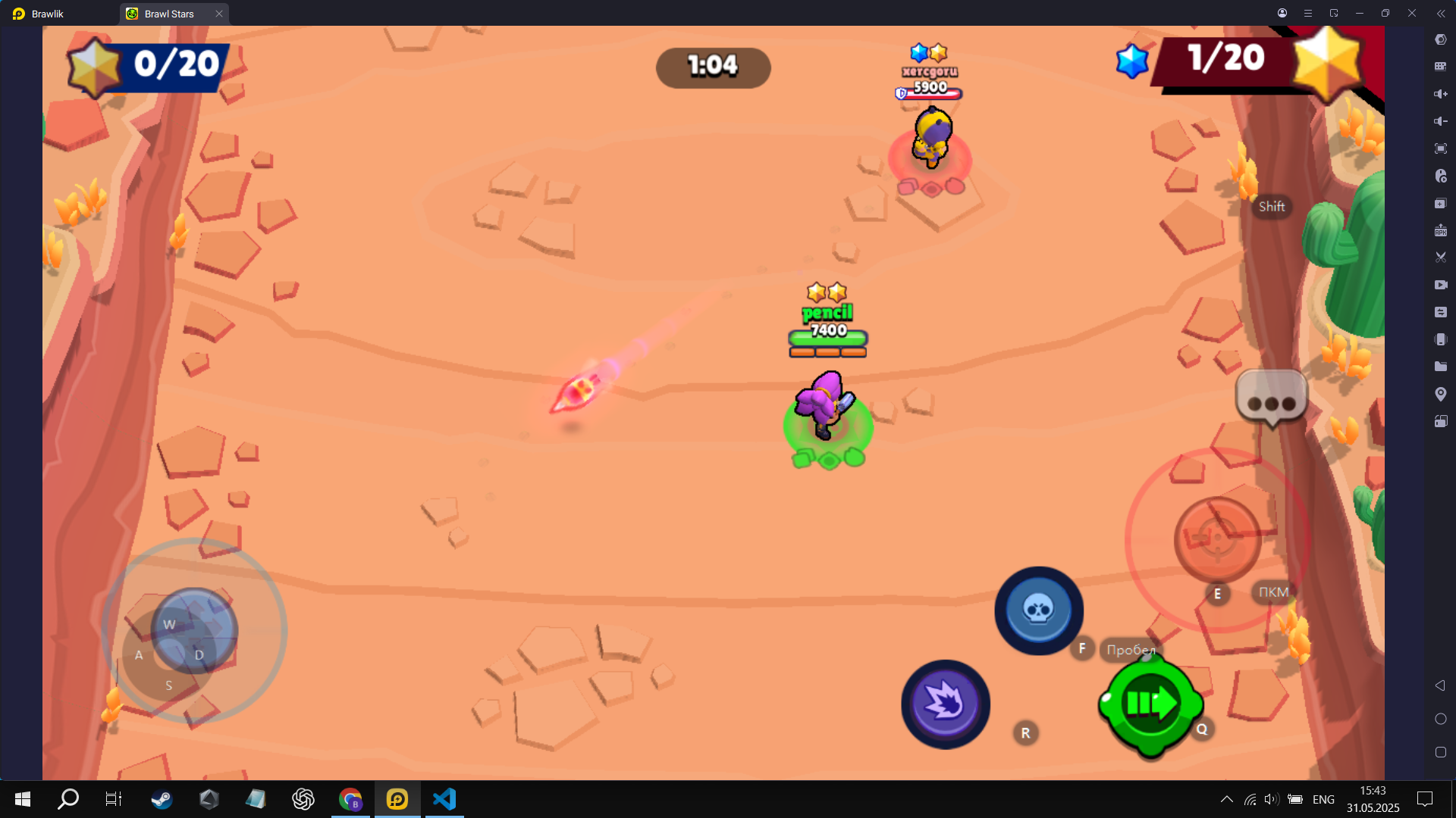 brawl-stars-bullets Instance Segmentation Model by project-t9ziv