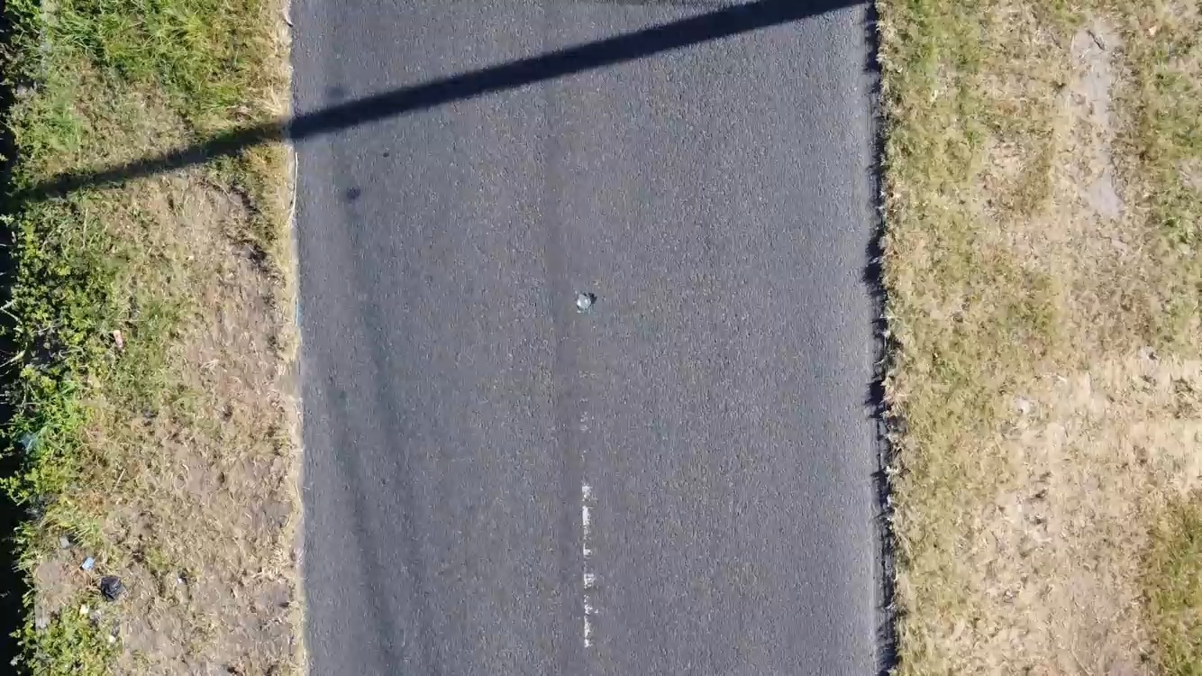 foto jalan berlubang dari drone dji Object Detection Dataset by UGM
