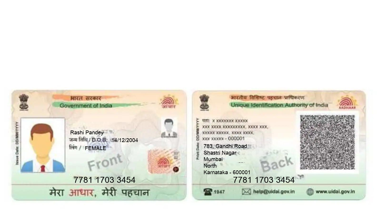 Aadhar Card Single Object Detection Dataset By Smartxtract