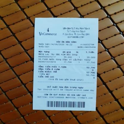 receipt Instance Segmentation Model by Karthikeyan