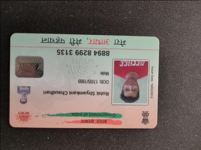 Aadhar Card Object Detection Dataset By Liberin