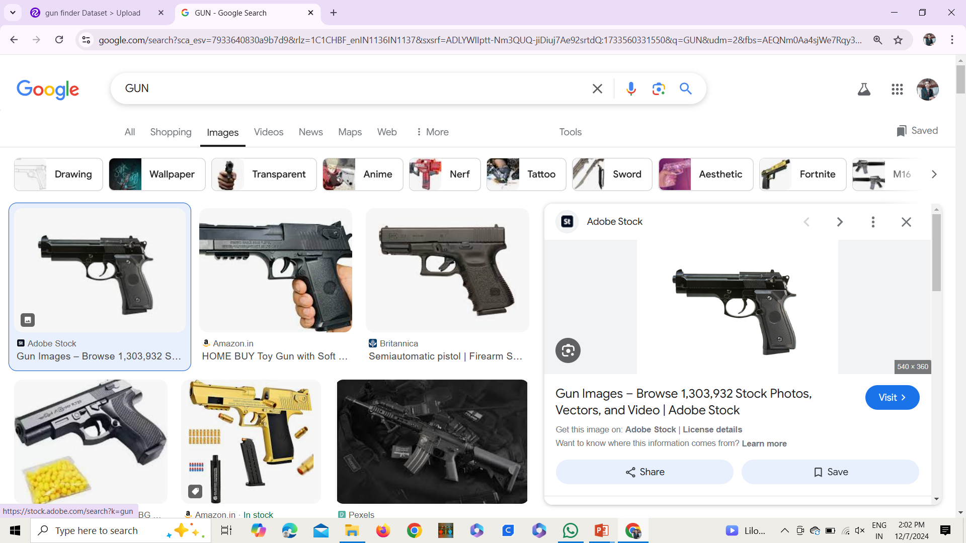 gun finder Object Detection Dataset and Pre-Trained Model by pawan