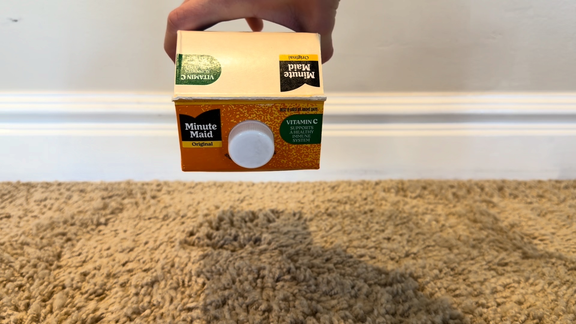 Made orange juice carton 59fl oz Object Detection Dataset by LineSkip