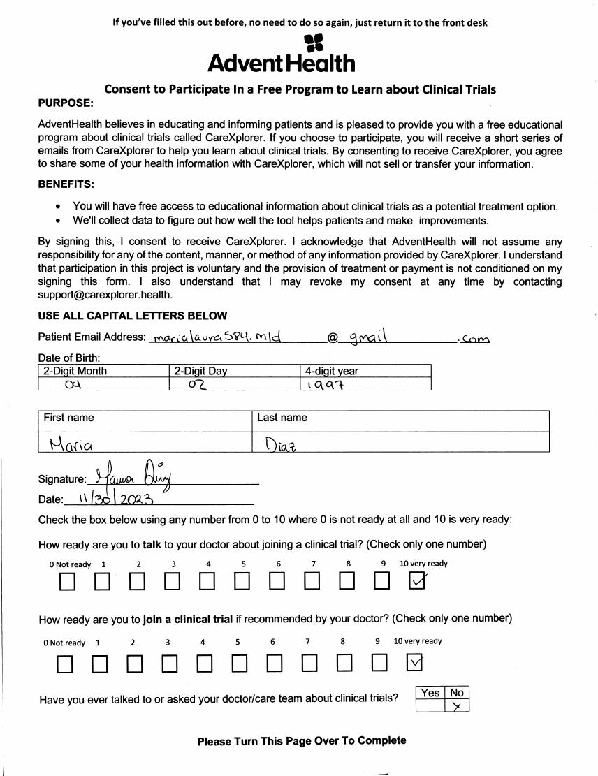 Consent Front (Howard) Object Detection Dataset by Asif Mehmood