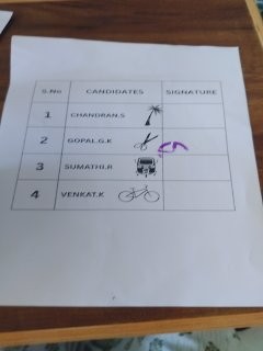 Real time ballot papers Object Detection Model by makeathon