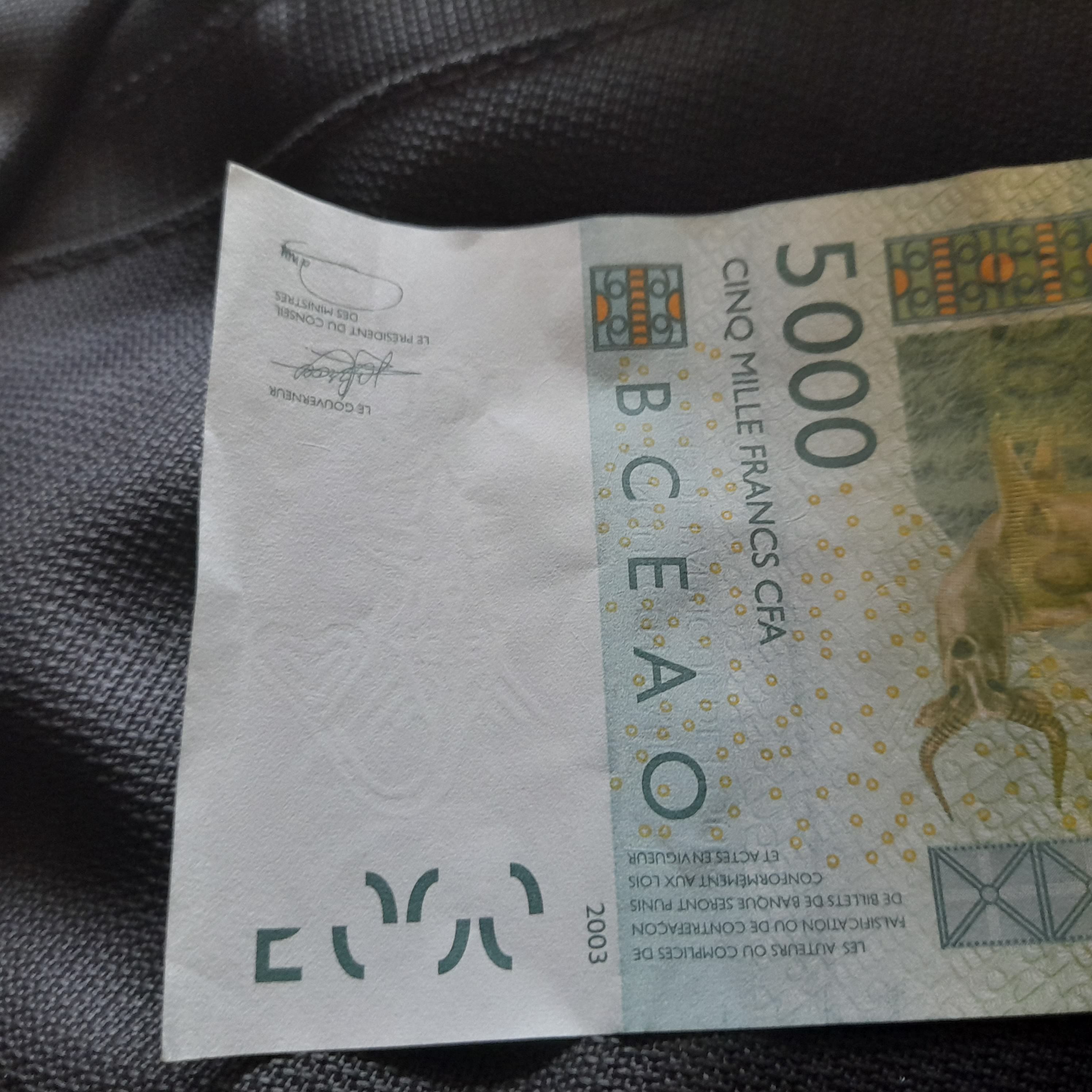 XOF Money Recognition Object Detection Model by Beetho