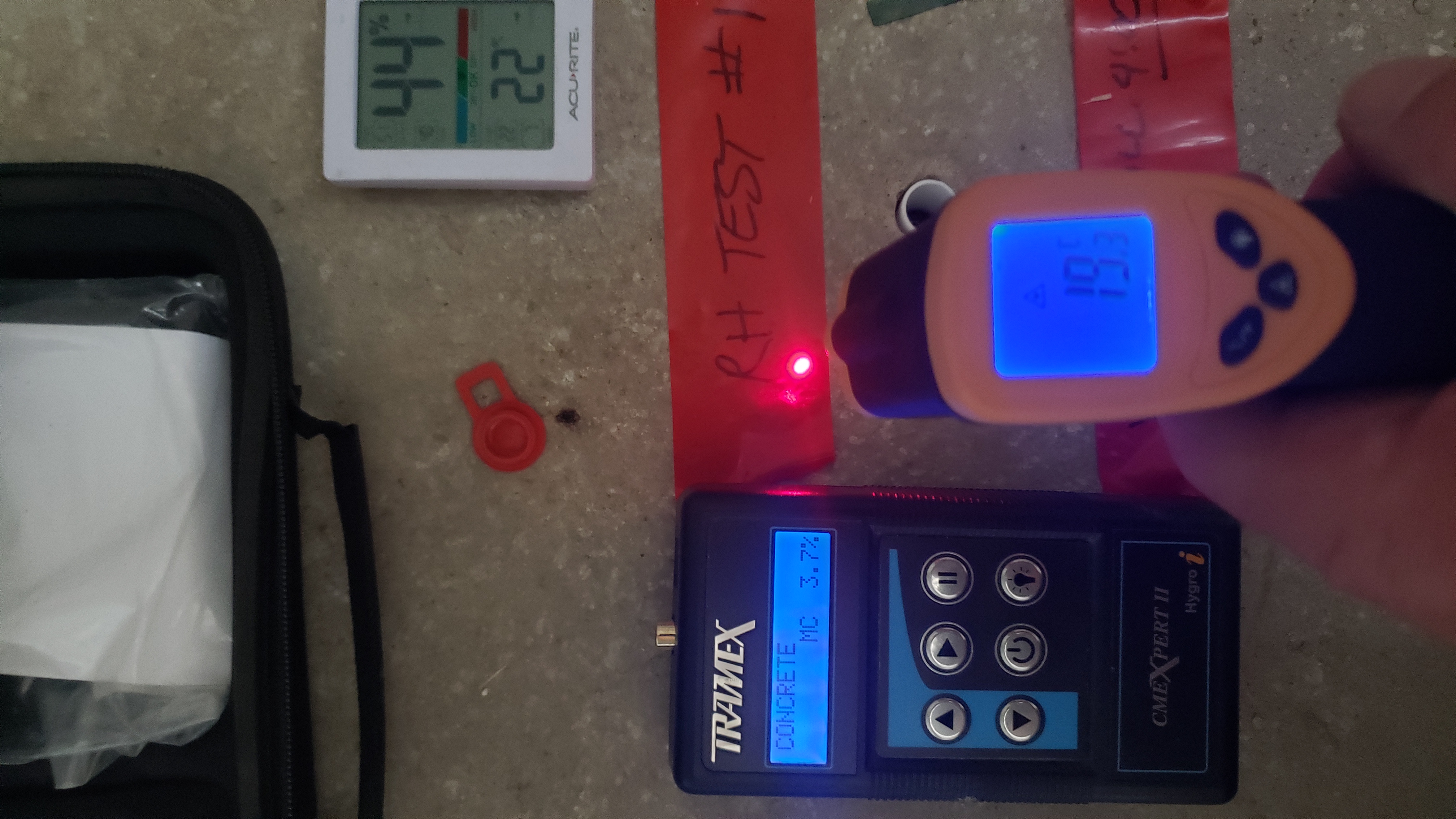 Moisture Content Concrete Object Detection Dataset by Flatness Test