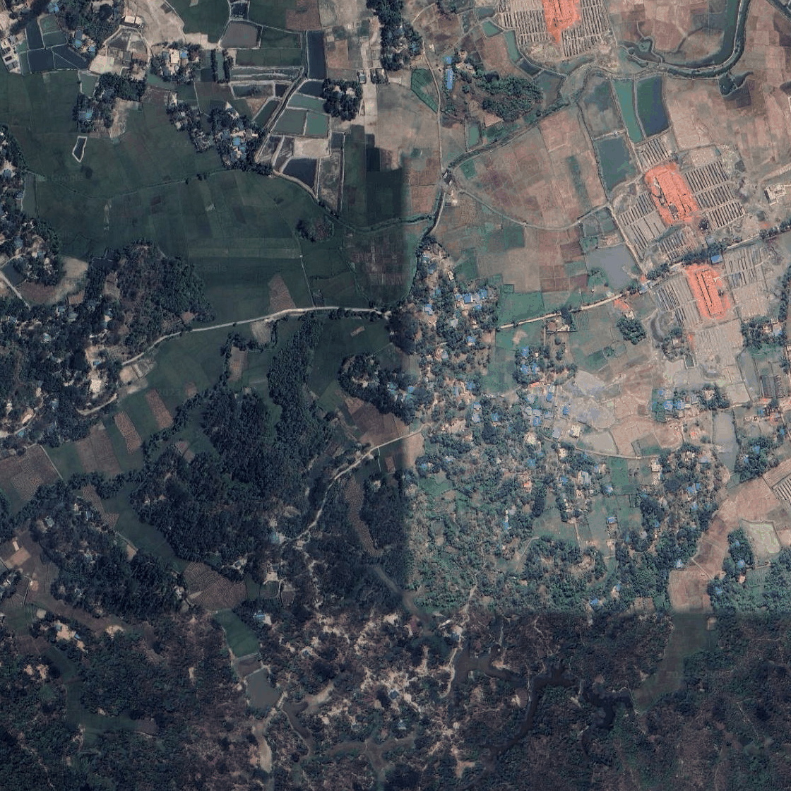 Brick-Kilns Instance Segmentation Model by BKDetection