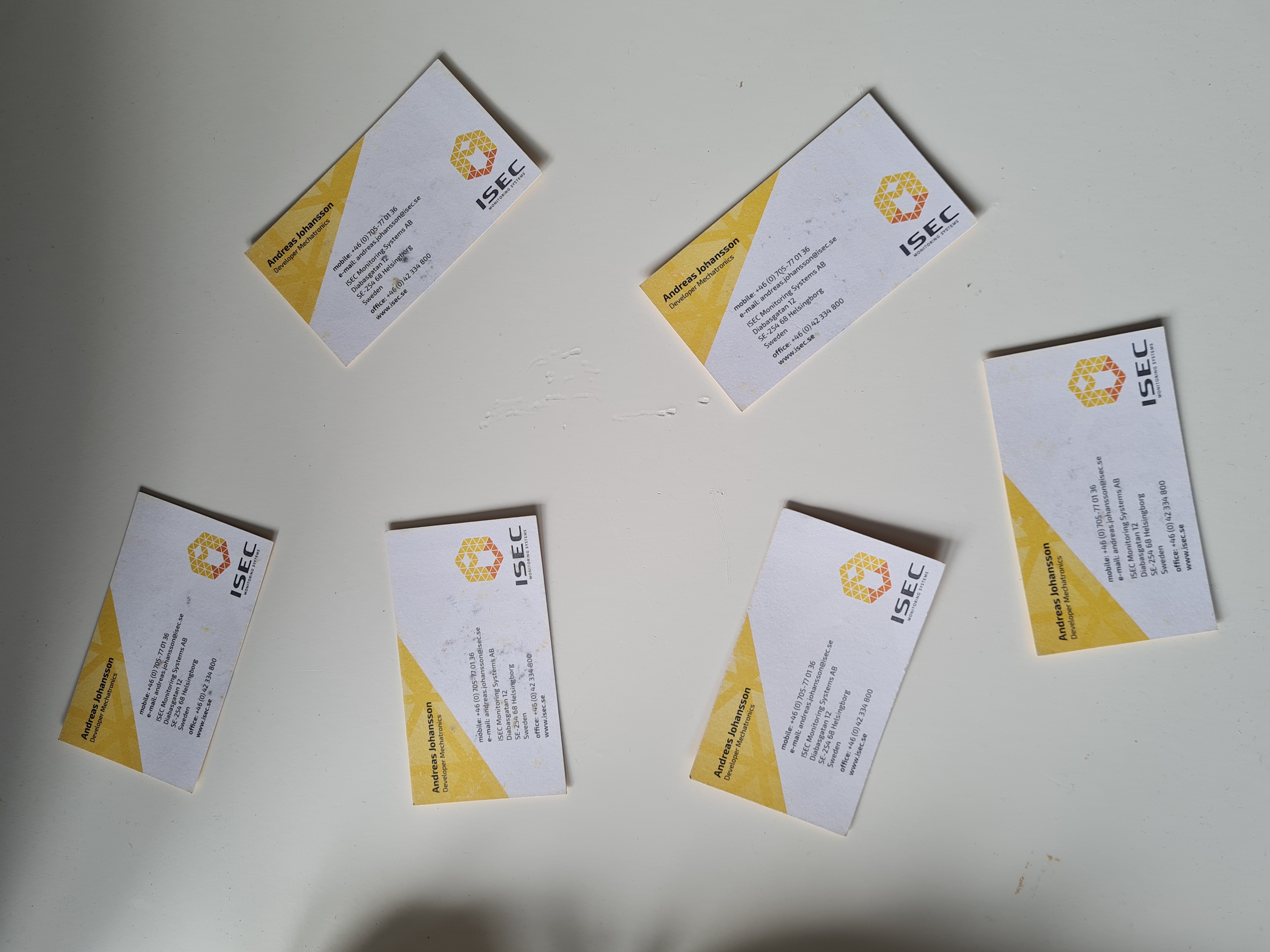 business card Object Detection Model by ISEC