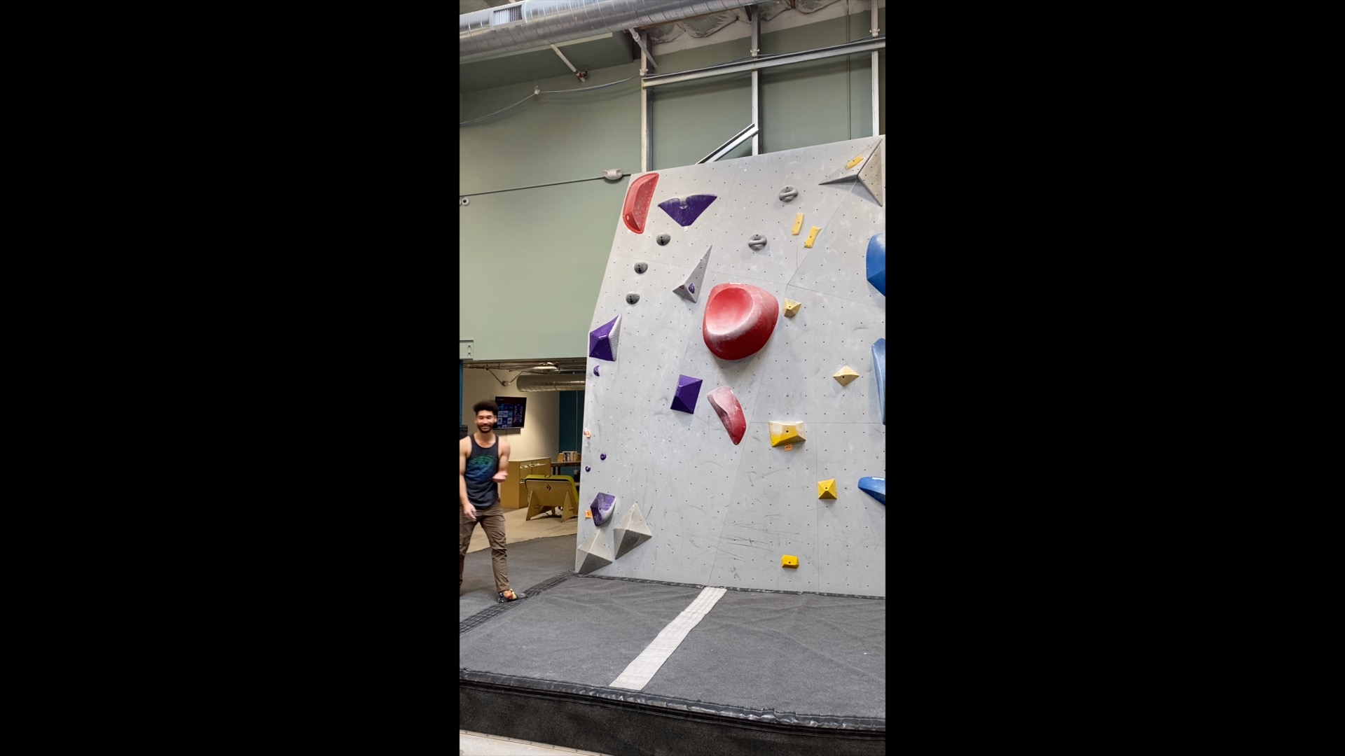 Rockwall Detection Instance Segmentation Model (v1, Original Wall) by Rock Climbing