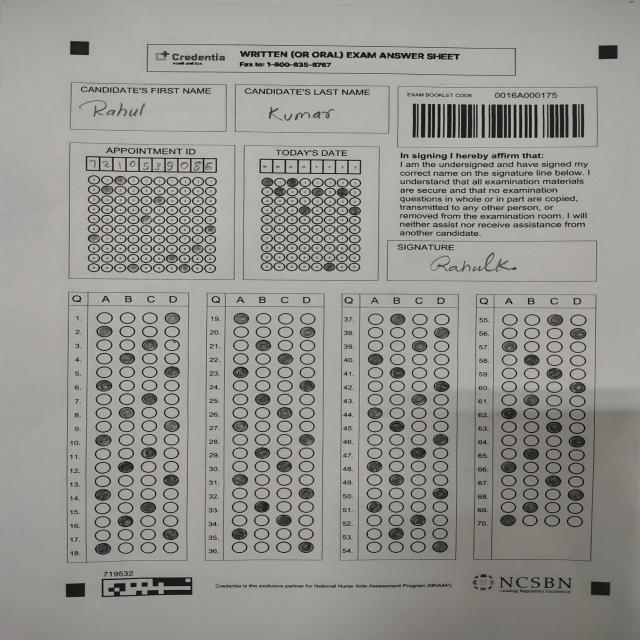 OCR new approach Object Detection Dataset by ExamRoomAi