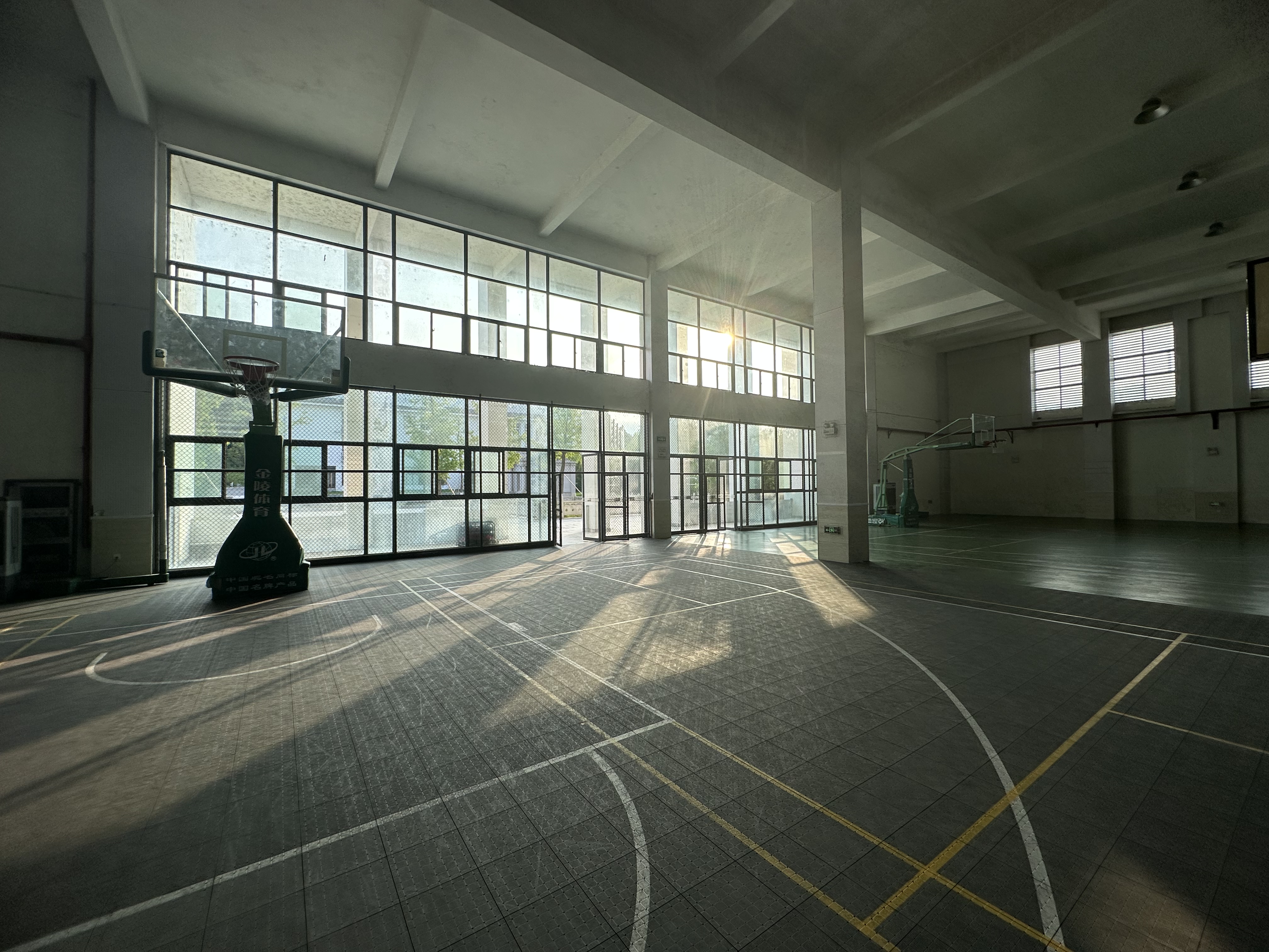 Sunlight on ground in gym Object Detection Model by Yibo Ma