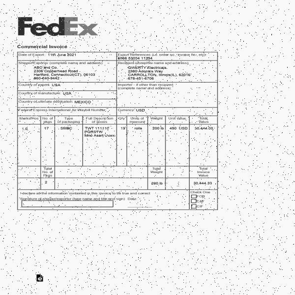 OD freight invoice Object Detection Model by Saad Lachhab