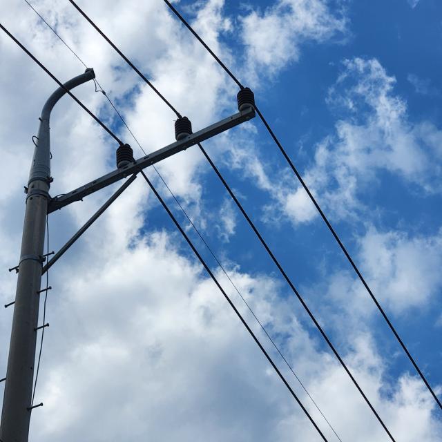 Anomaly Detection Instance Segmentation Model by Electric power line