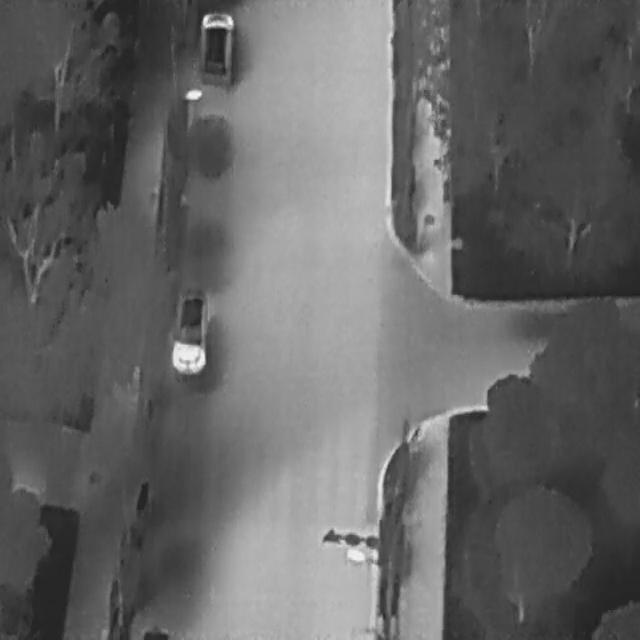 person-vehicle thermal images gray Object Detection Model by UAV
