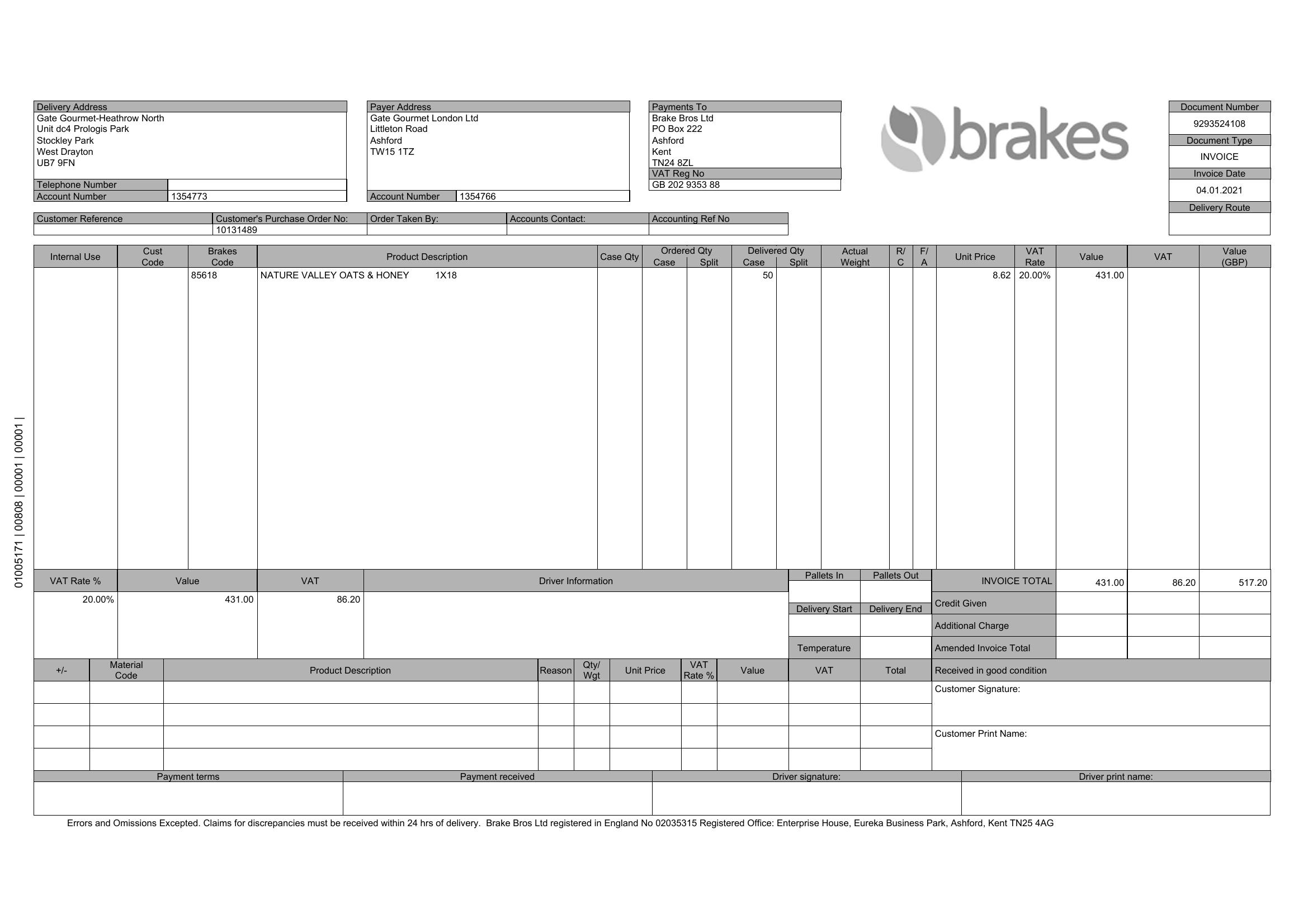 invoice_table Object Detection Dataset by mohamednihal887@gmail.com