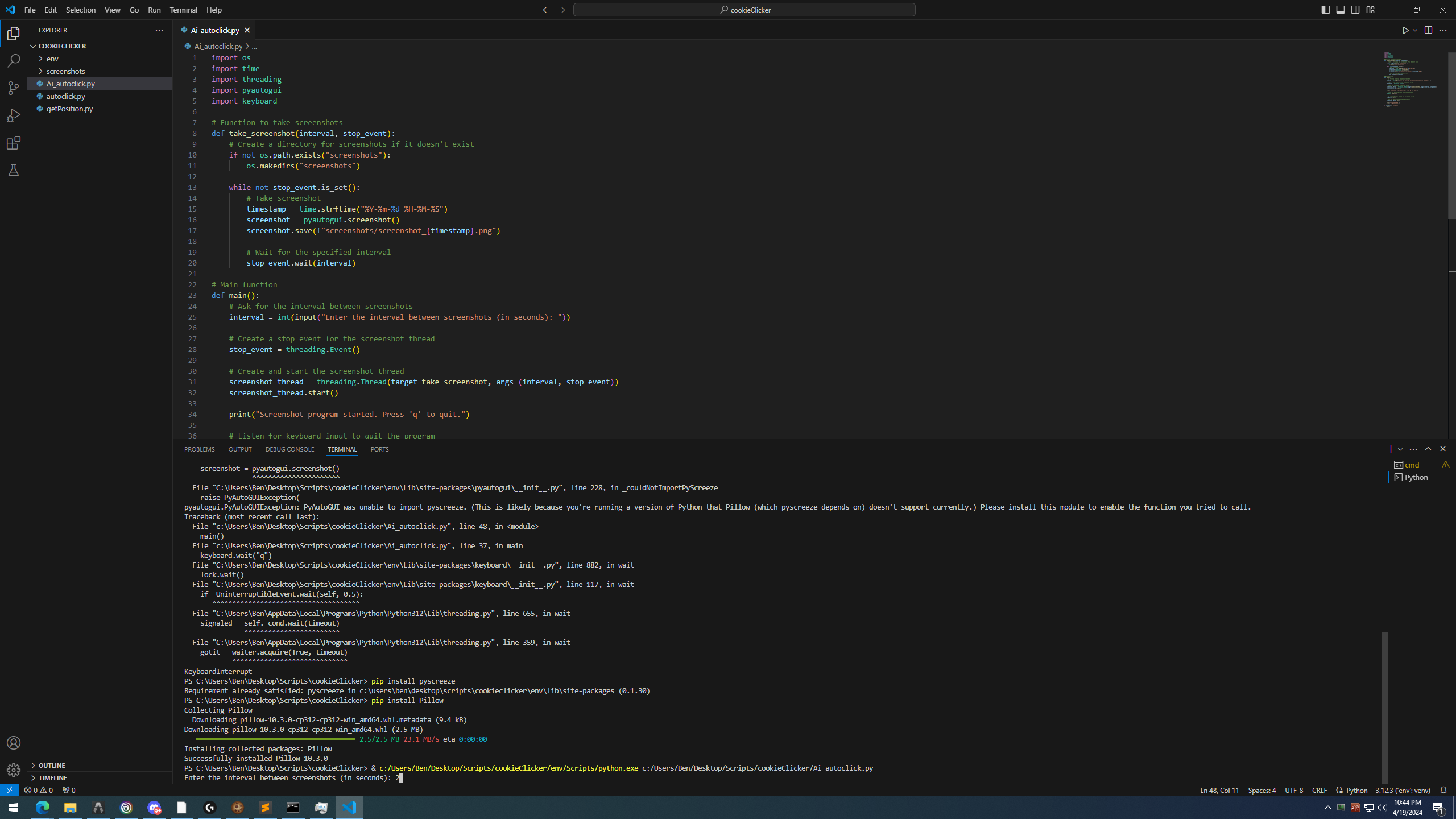 Cookie Clicker Object Detection Dataset by Cookie Clicker