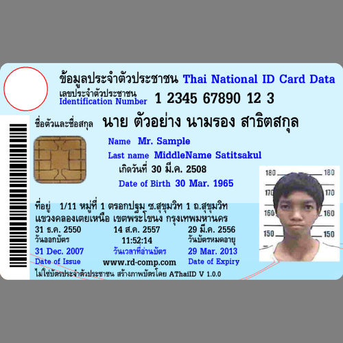 Detection Thai Id Card Object Detection Model By Test