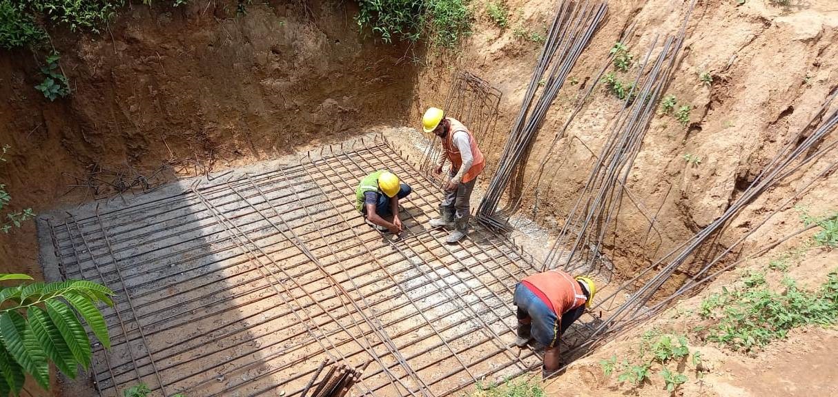 tower base contruction Object Detection Model by Plinth detection