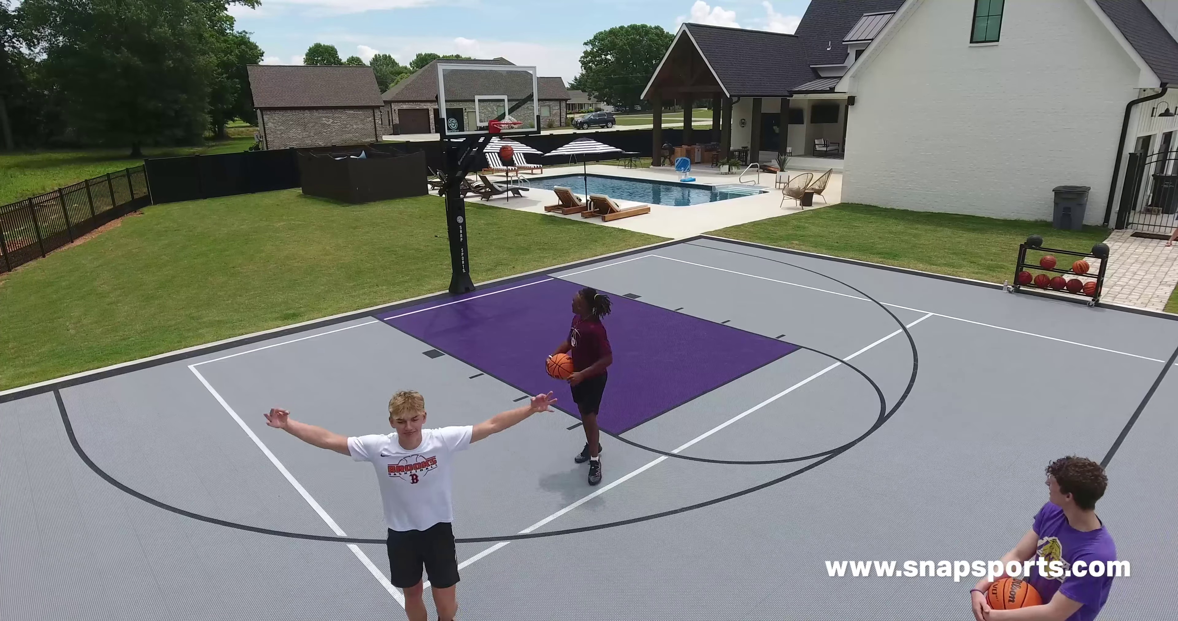 The Multi Use Backyard Court Of This Familys Dreams Object Detection Dataset by basket ball 4k ...