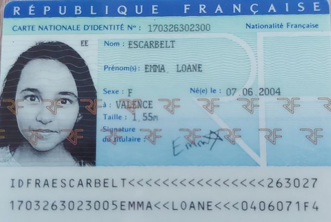 French identity card parser Object Detection Model by Sbastien Raghani