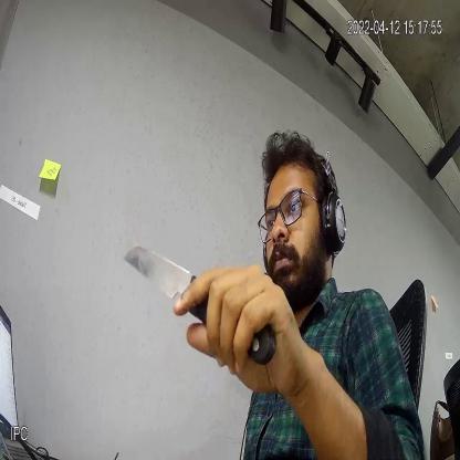 pistol + knife detection Object Detection Model by weapon detection capstone