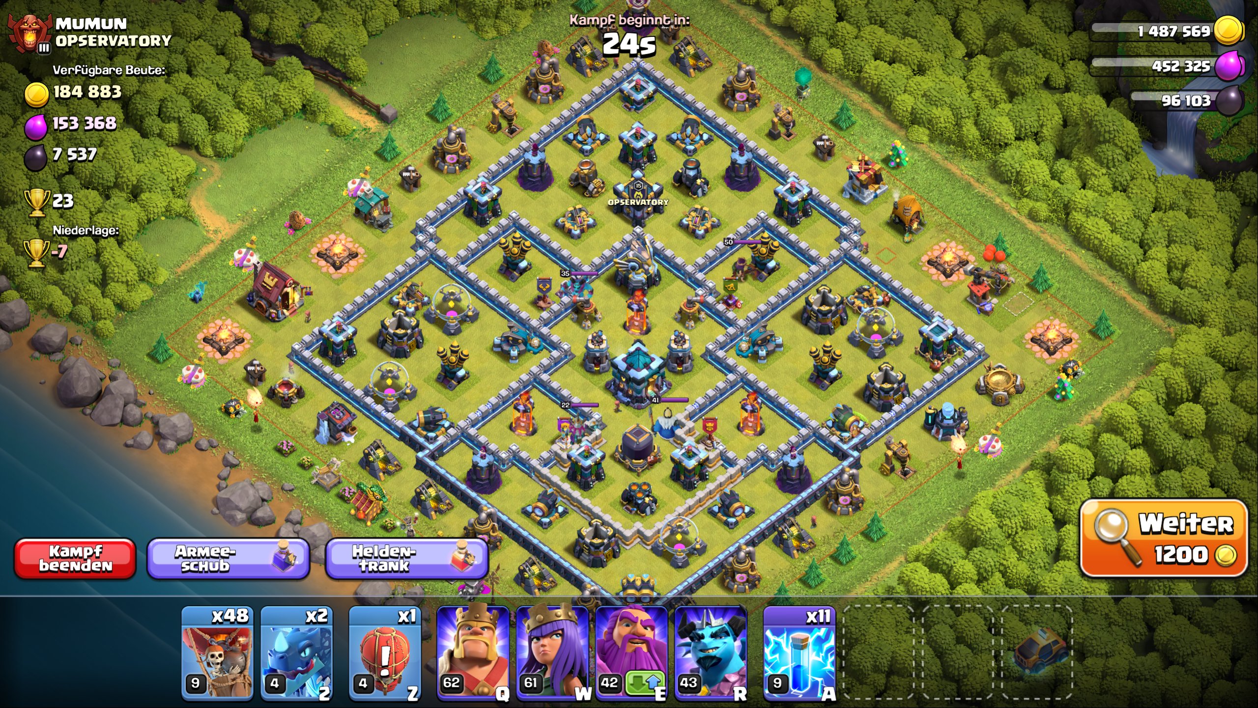 Clash of Clans Classification Object Detection Dataset by COC Airdefense