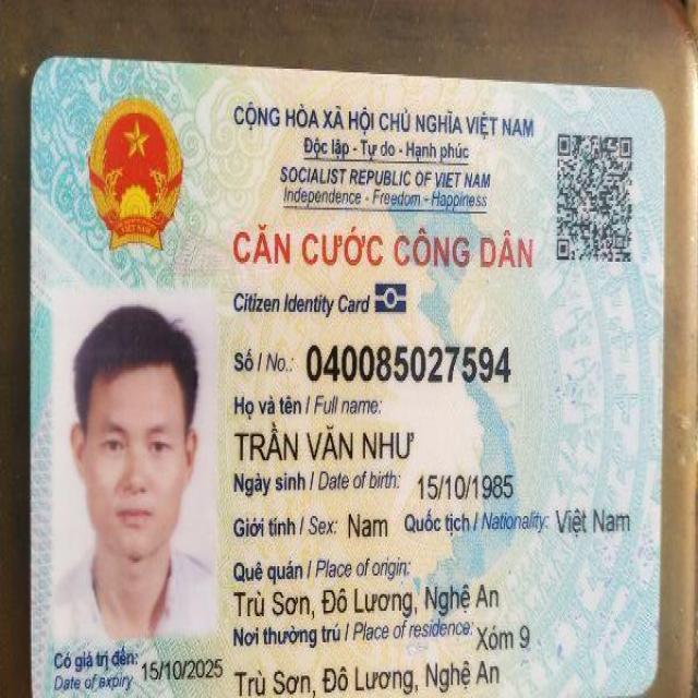CCCD_Detection Object Detection Model (v2, 2024-07-10 5:05pm) by TRI
