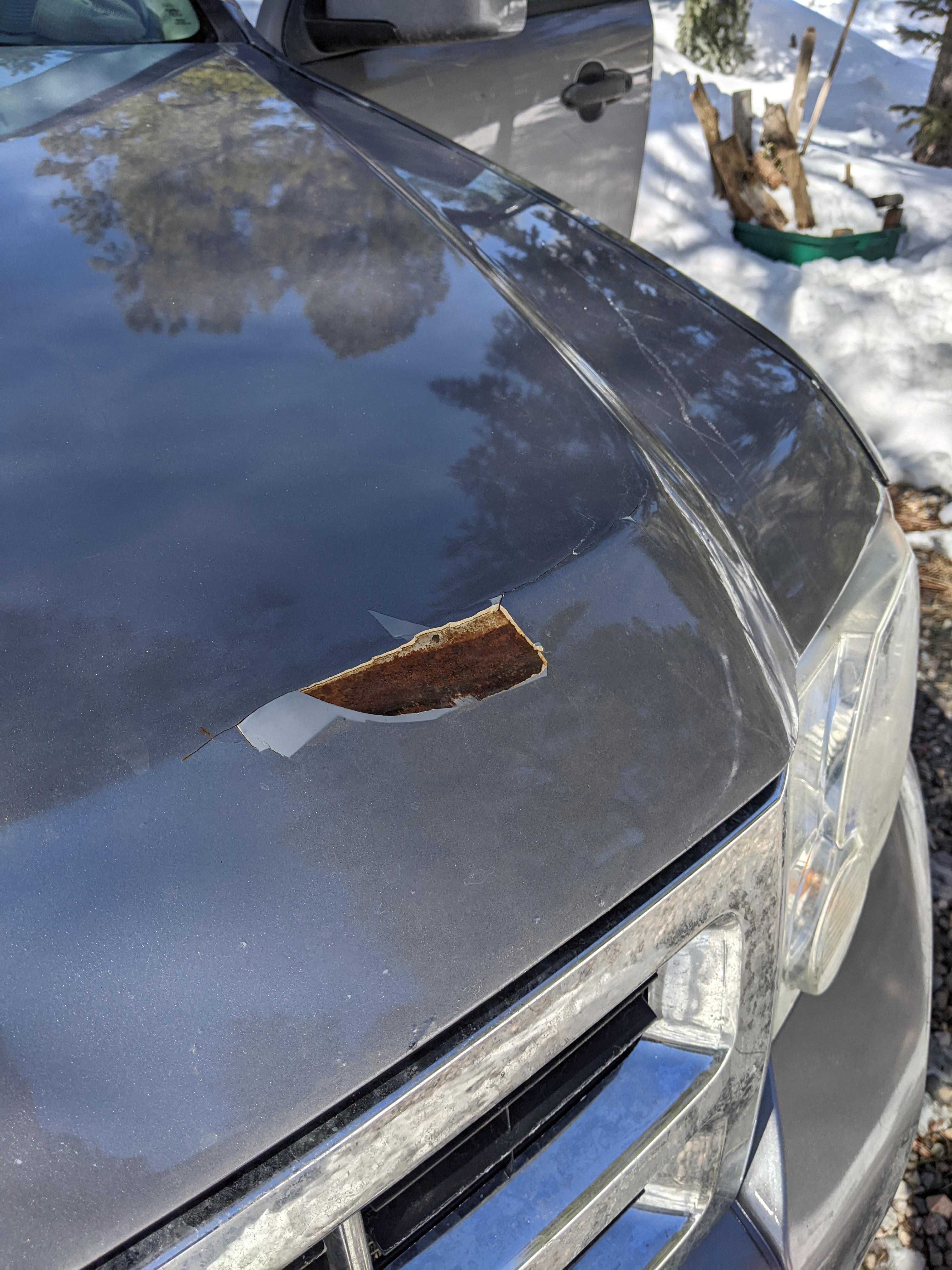 Damaged Car Hood Detection Object Detection Dataset by Gaurav Project