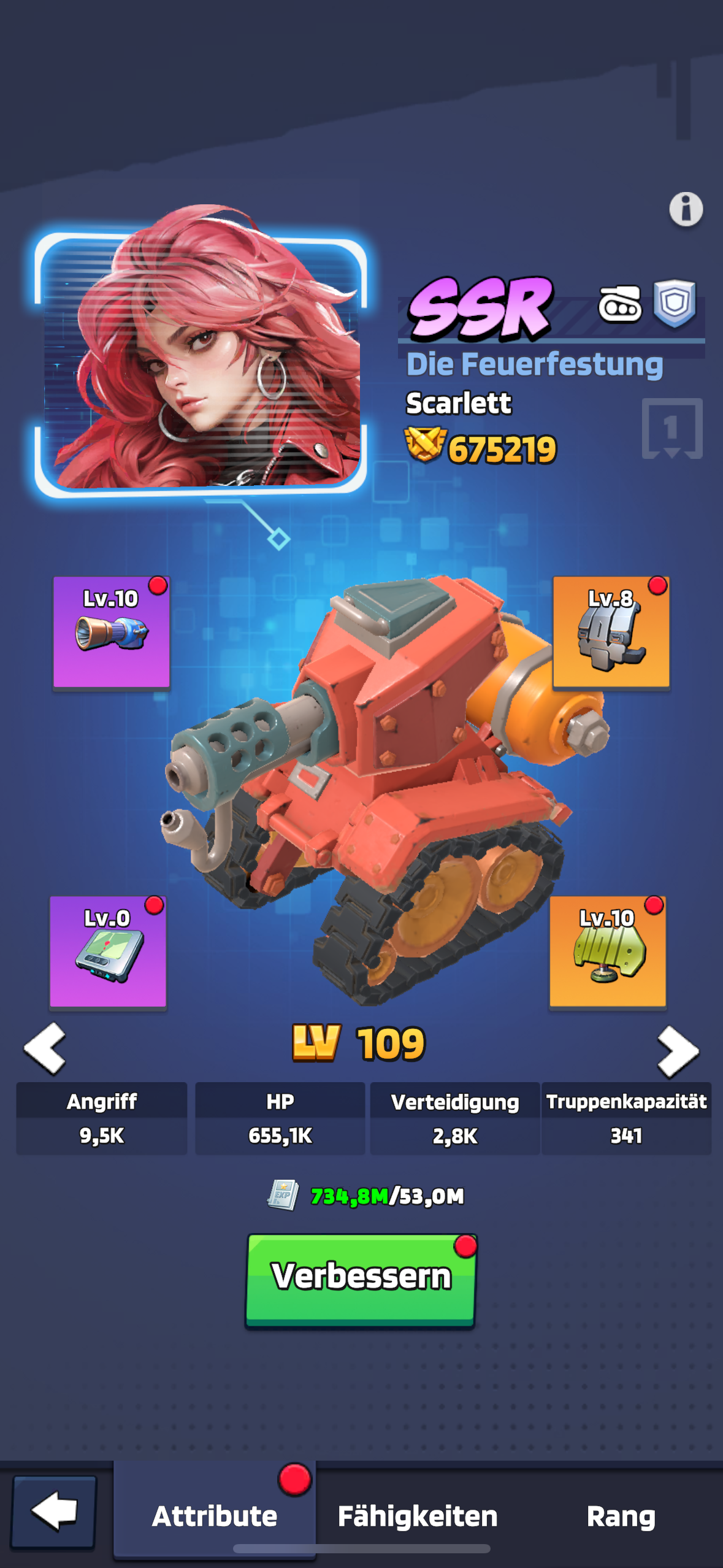 Last War - Interfaces - Hero Details Object Detection Model by OurProjects