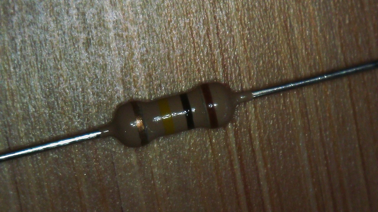 resistor value training Object Detection Model by ResistorV1