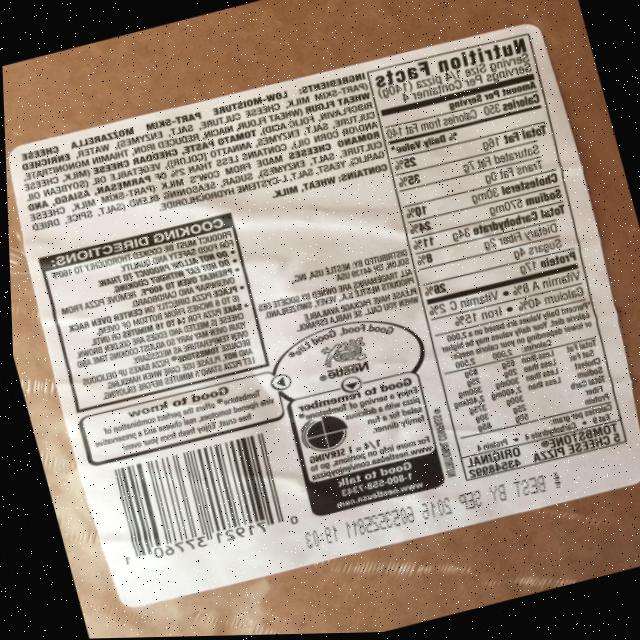 Nutrition Labels Object Detection Dataset and Pre-Trained Model by ...