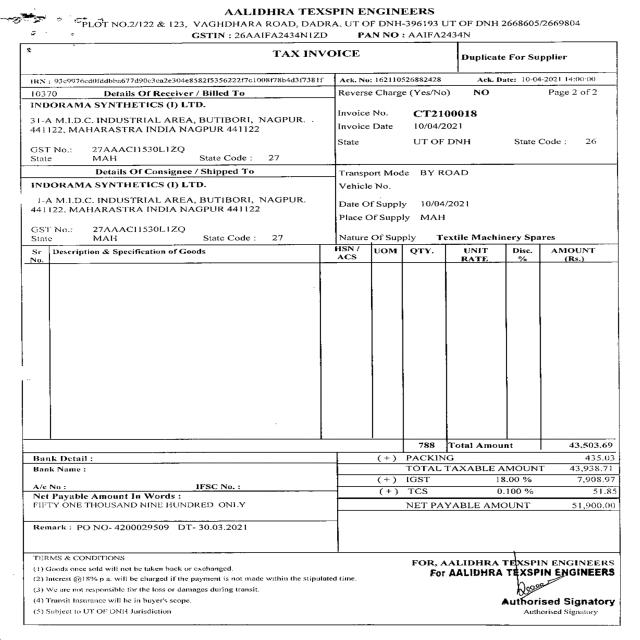 Invoice Extraction1 Object Detection Model By Trial