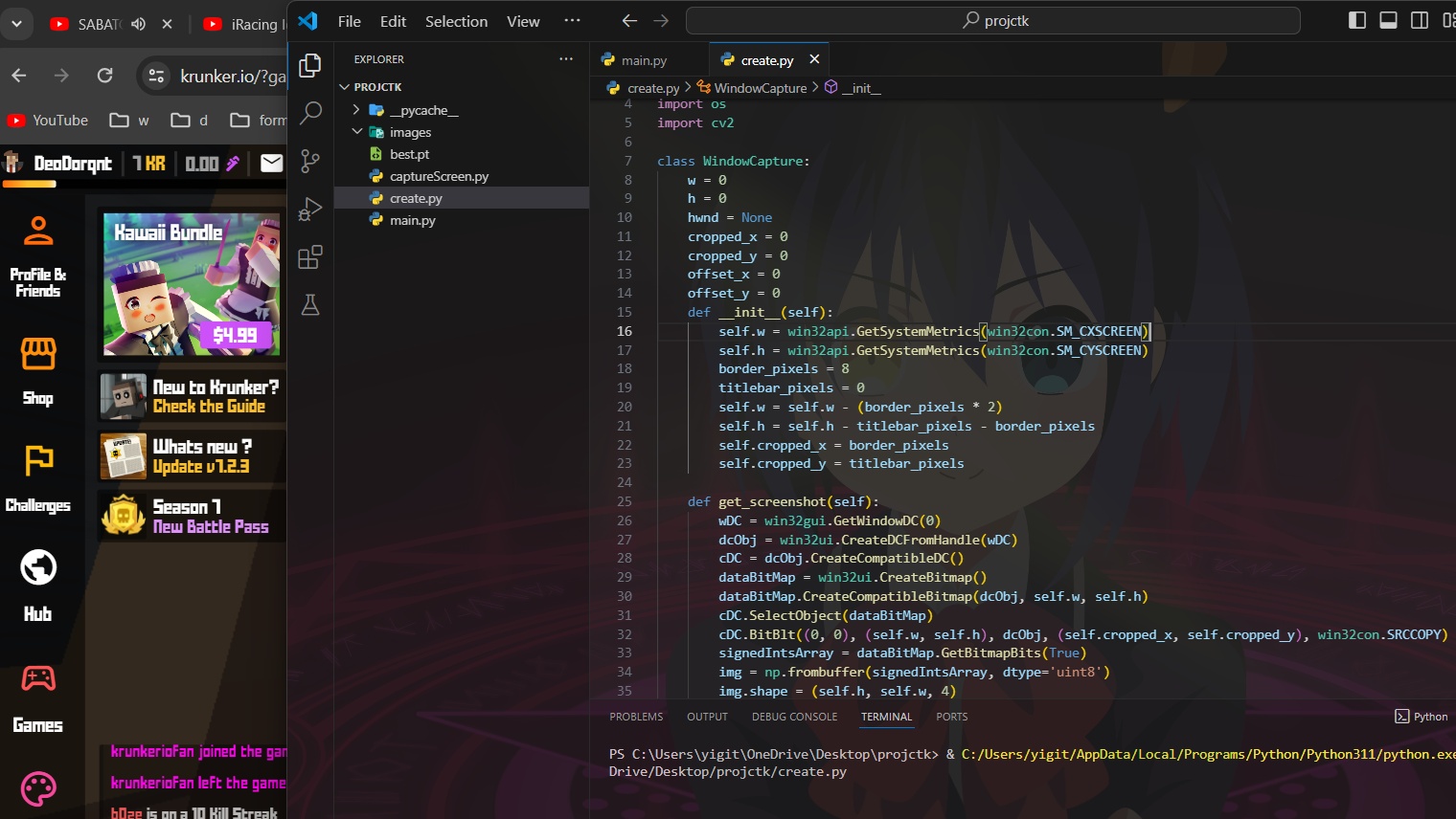 krunker Object Detection Dataset and Pre-Trained Model by s